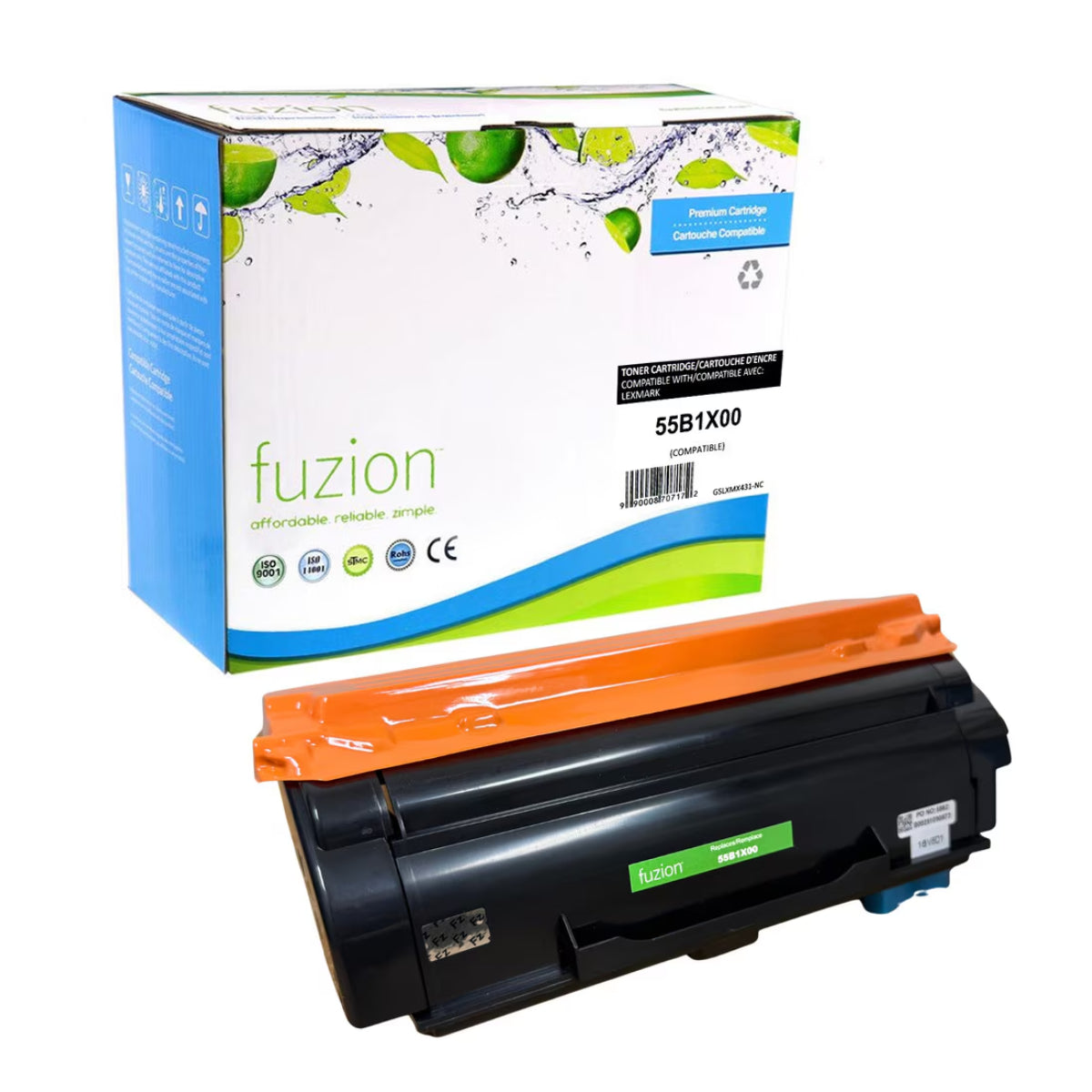 Compatible LEXMARK 55B1X00 Noir Cartouche Laser Qualité Supérieure ...