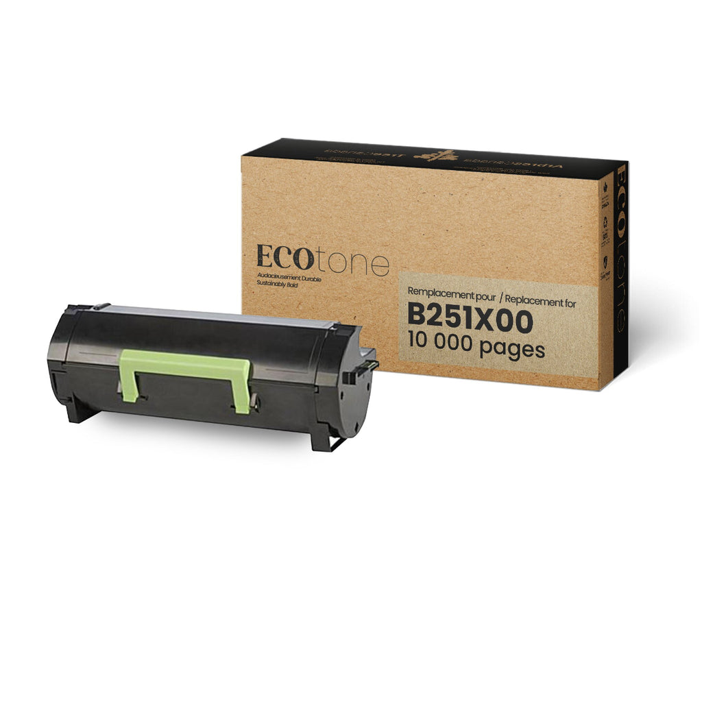 Remise à Neuf LEXMARK B251X00 (B250XA0) Noir Cartouche Laser ...