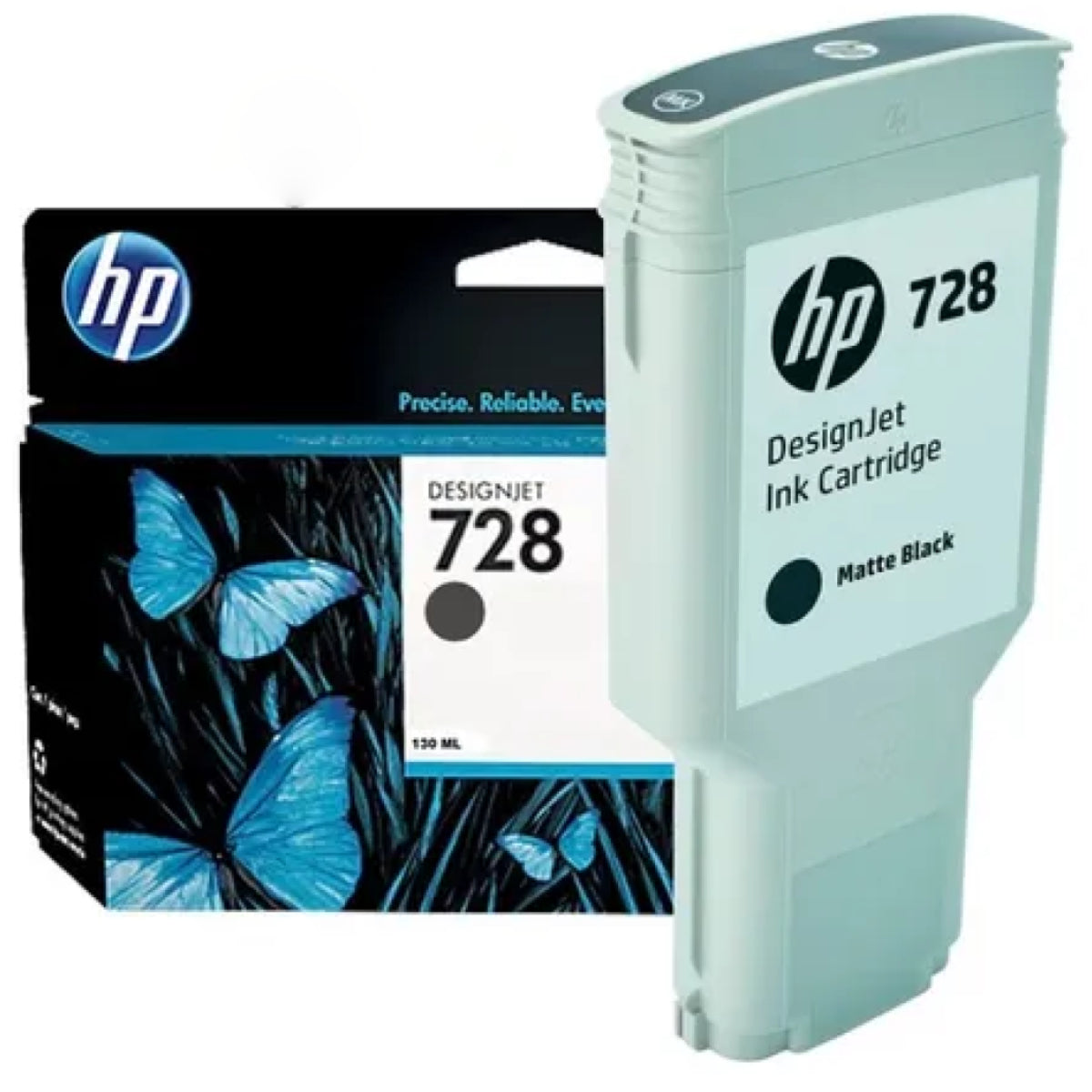 HP 728 - 130ml (3WX25A) Noir Mat Originale Cartouche à Jet d'encre