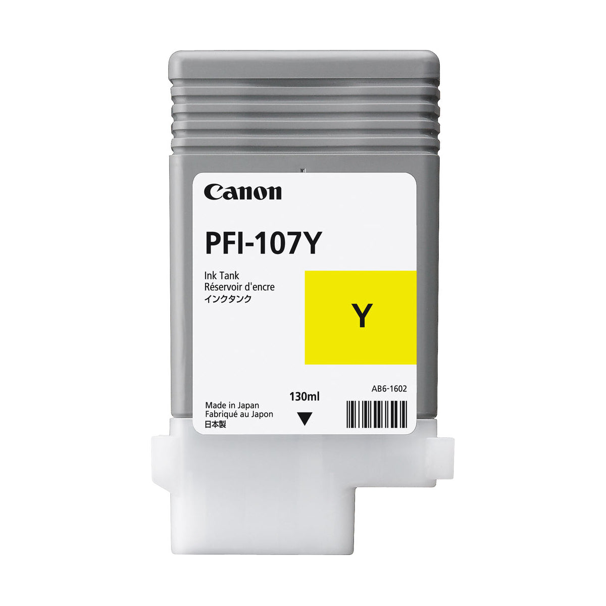 CANON PFI-107 130ml (6708B001) Jaune Originale Cartouche à jet d'encre ...
